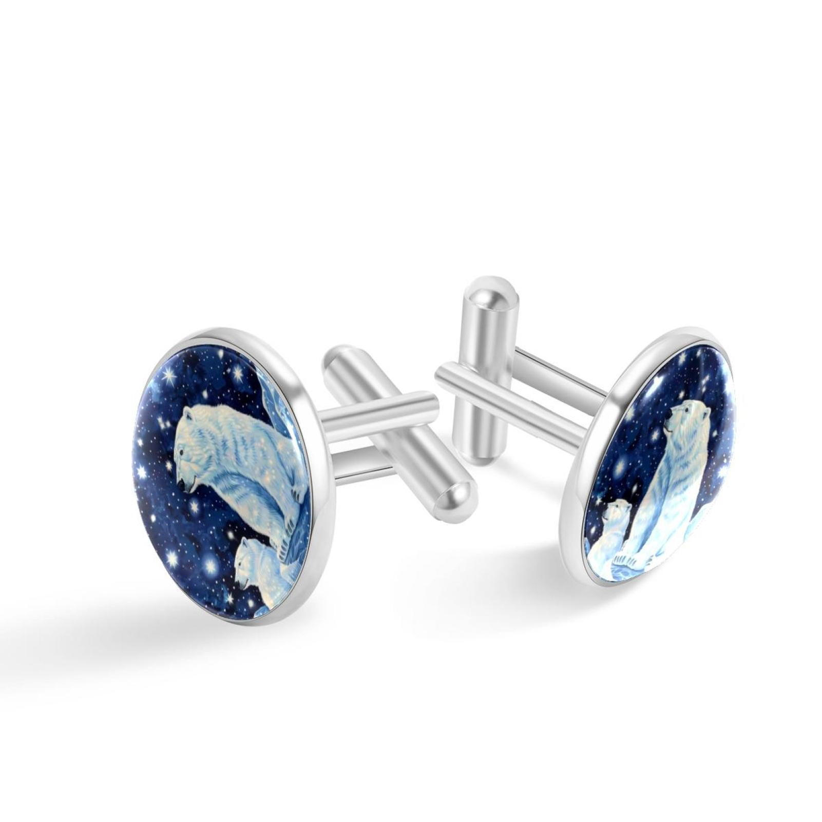 Monkey Elegant Cufflink Sets for Formal Attire, Made of Stainless Steel ...