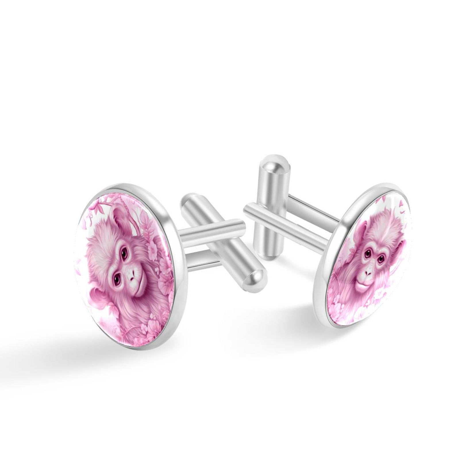 Monkey Elegant Stainless Steel Cufflinks for Formal Attire - for ...