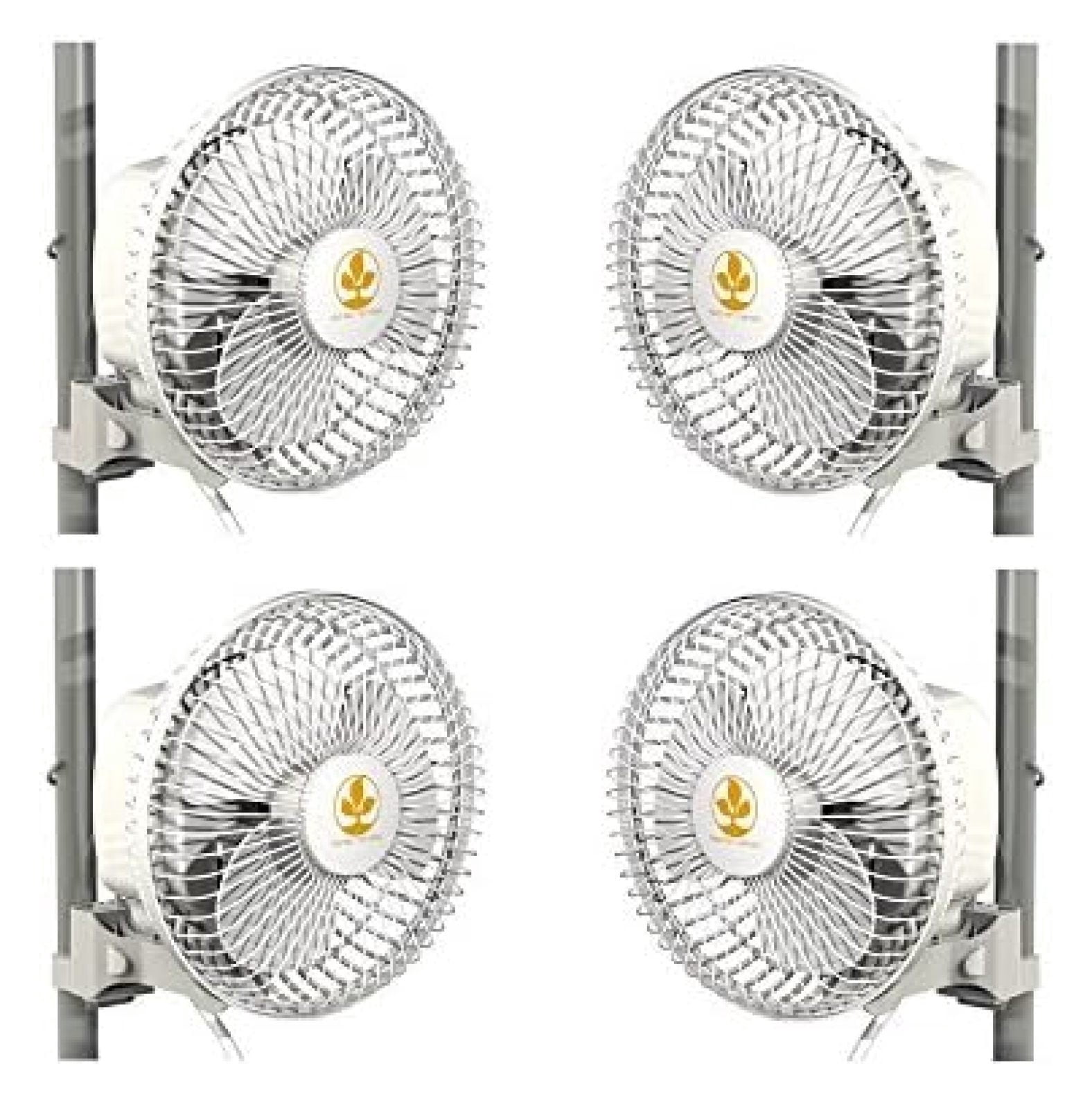 Monkey Fan 16W Fits 0.63" - 0.83" Inch Grow Tent Poles - 4 Pack ...