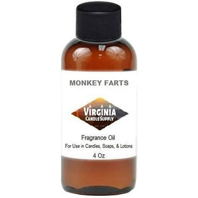 Monkey Farts Fragrance Oil 4 oz Bottle for Candle Making, Soap Making ...