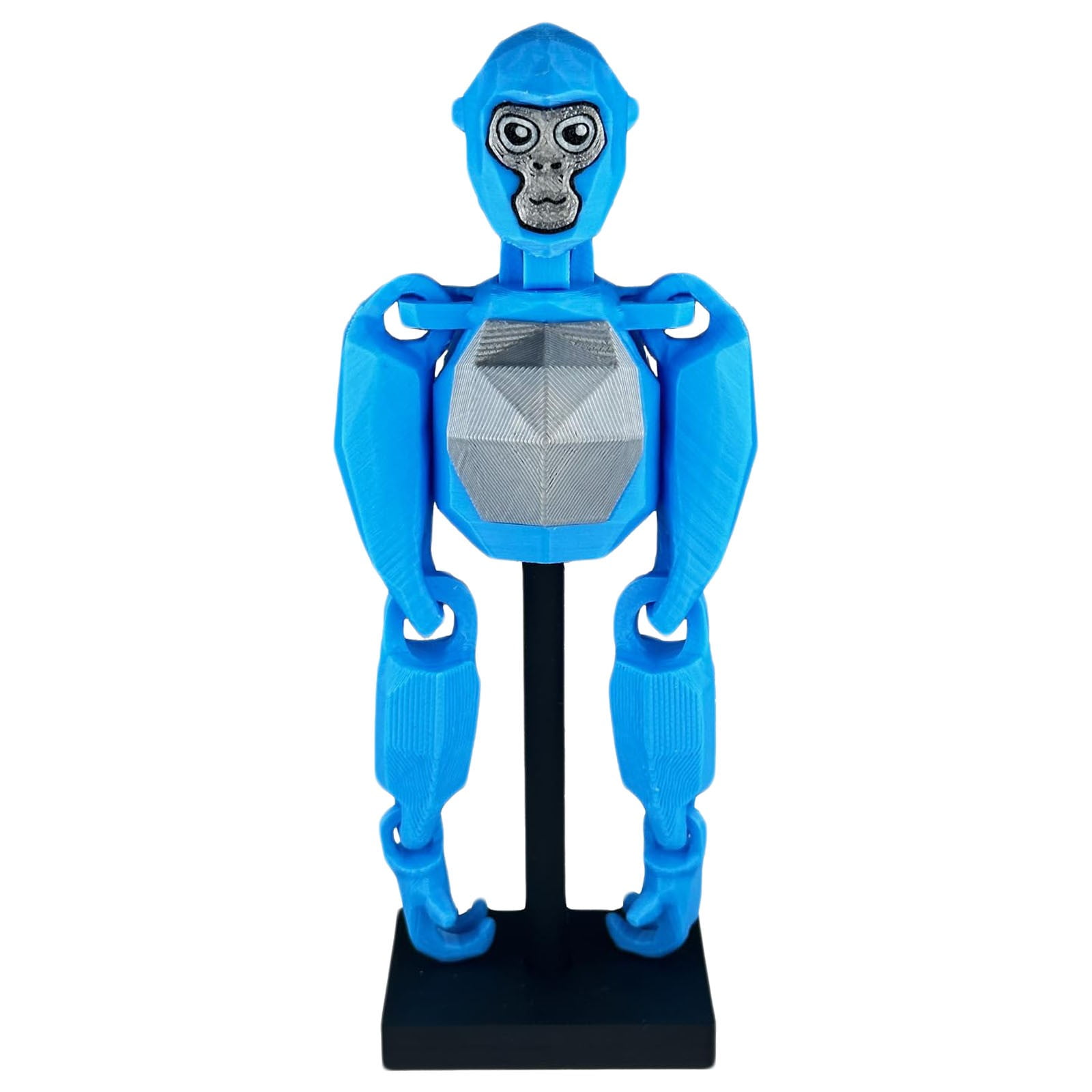 Monkey Figure with Stand and Accessories, Poseable Joints, Cool Desk ...