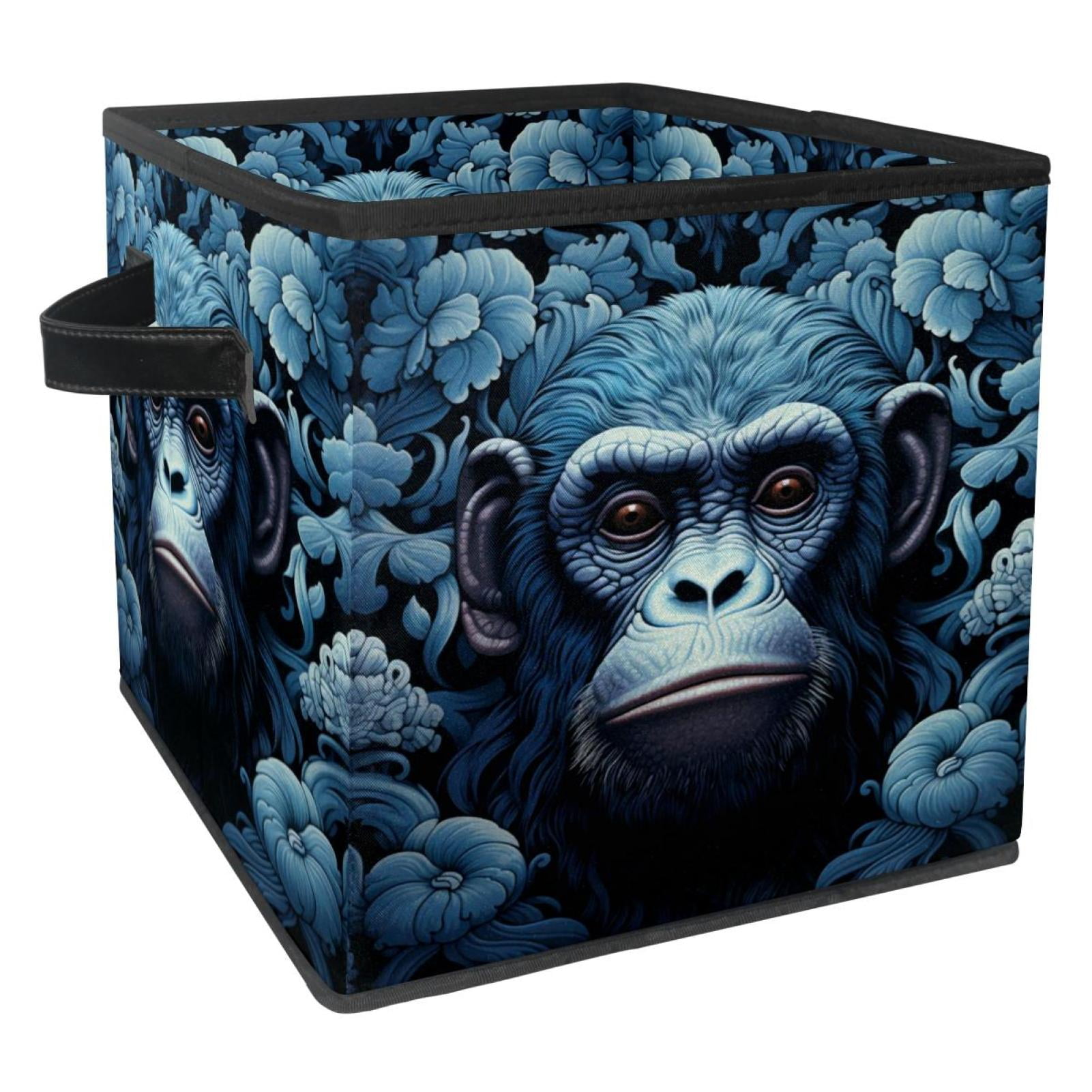 Monkey Foldable Organizer Bins Storage Containers Storage Bin with ...
