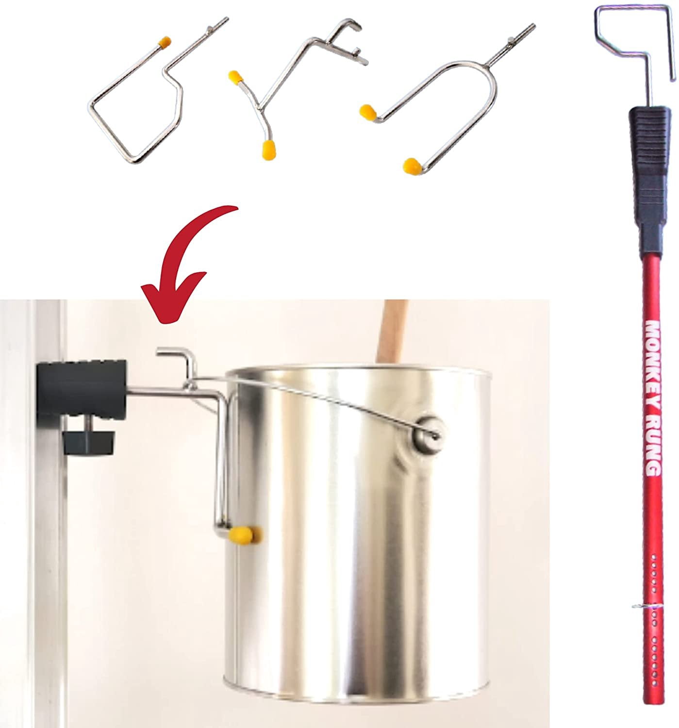 Monkey Grip Ladder Accessories with Stainless Steel Interchangeable ...