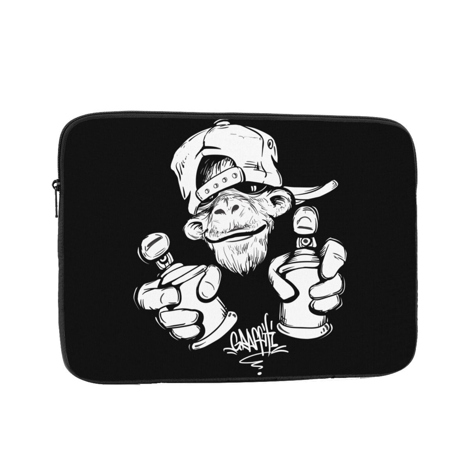 Monkey Holding Spray Paint 17 inch Portable Laptop Sleeve Compatible ...
