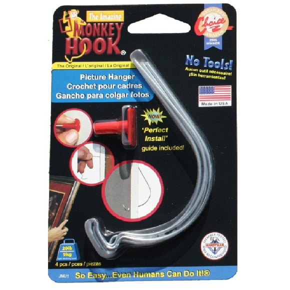 Monkey Hooks in Picture Hangers - Walmart.com