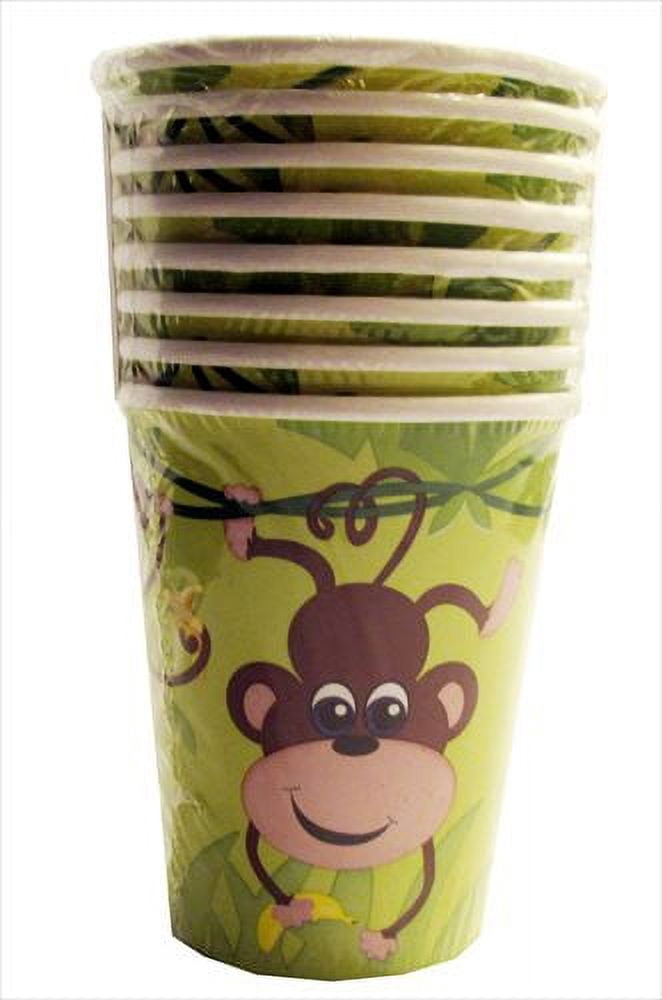 Monkey Jungle 9oz Paper Cups (8ct) - Walmart.com