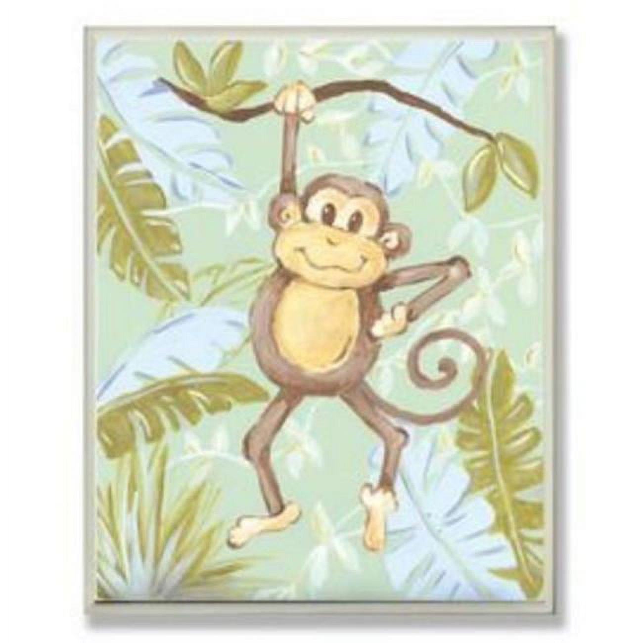 Monkey Jungle Rect Wall Plaque - Walmart.com