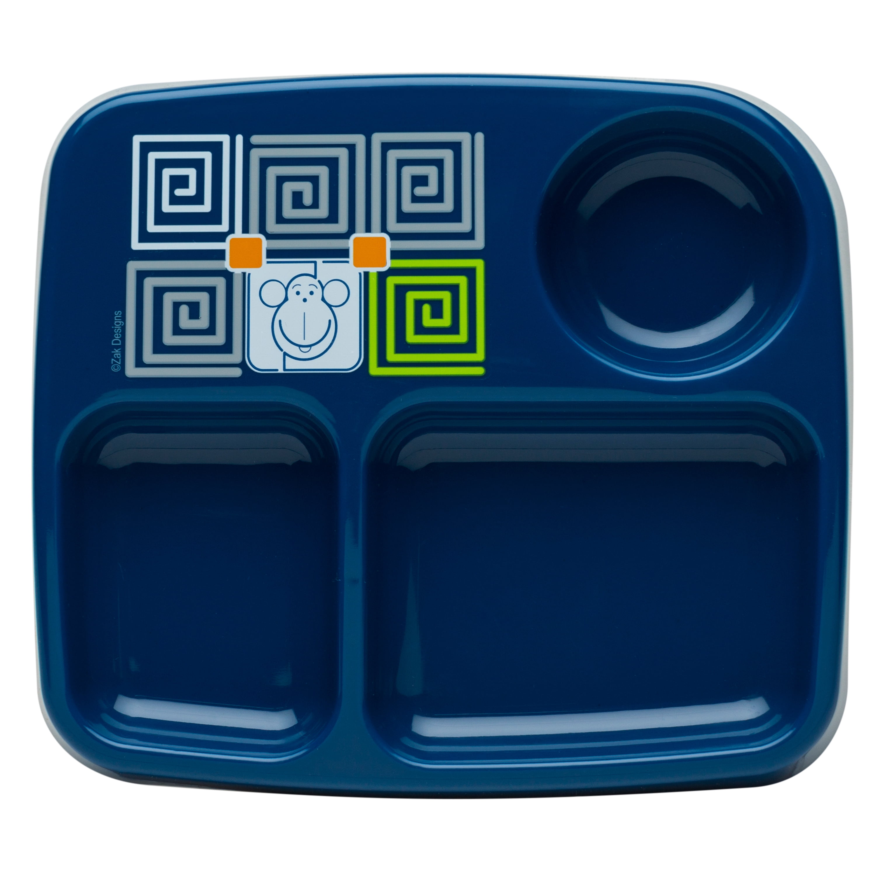 Monkey Kids Plates for Toddlers by Zak! - Walmart.com