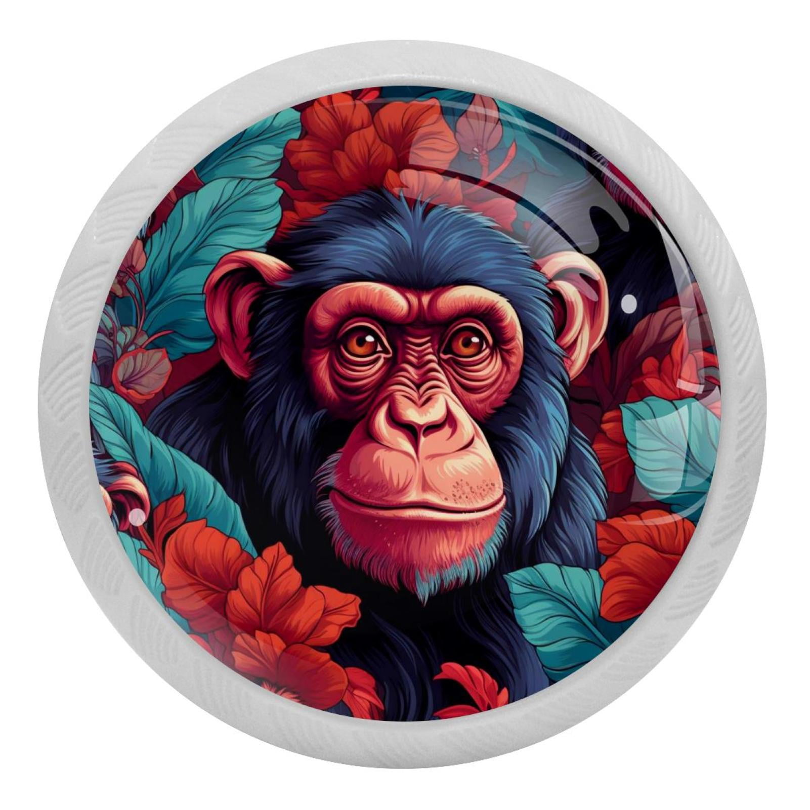 Monkey Kitchen Hardware: Fluorescent Drawer Pulls - Round 4-Pack, Glow ...