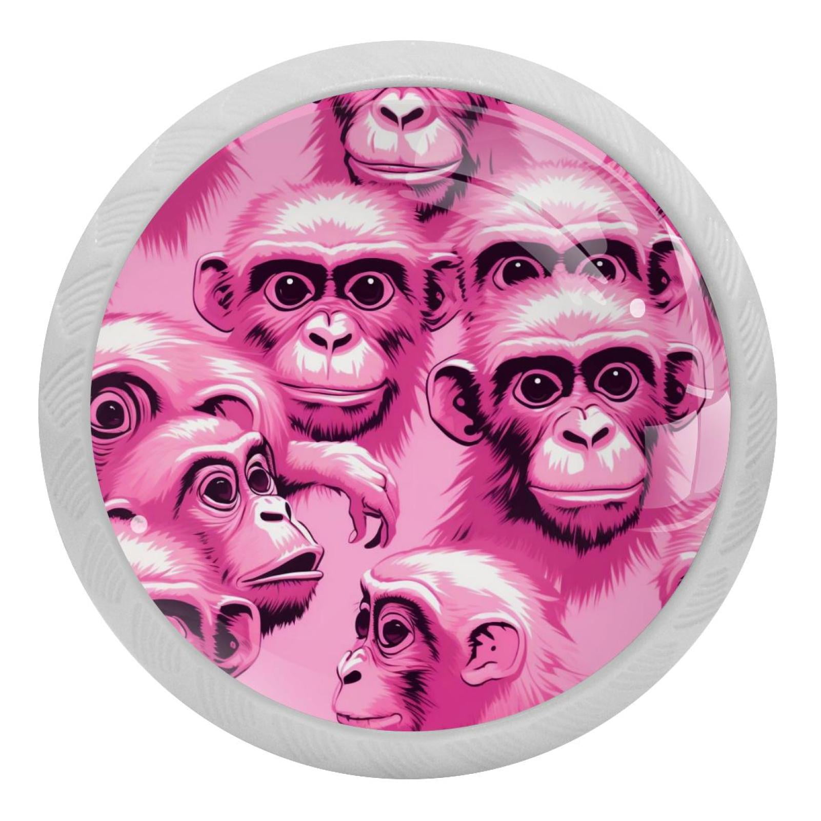 Monkey Kitchen Hardware: Fluorescent Drawer Pulls - Round 4-Pack, Glow ...