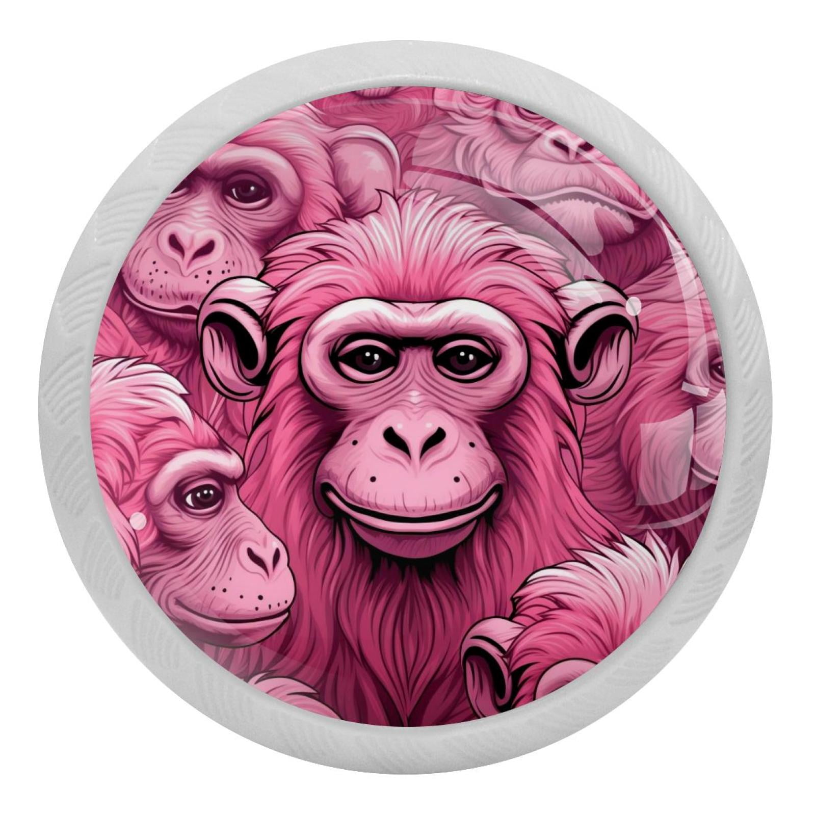 Monkey Kitchen Hardware: Fluorescent Drawer Pulls - Round 4-Pack, Glow ...