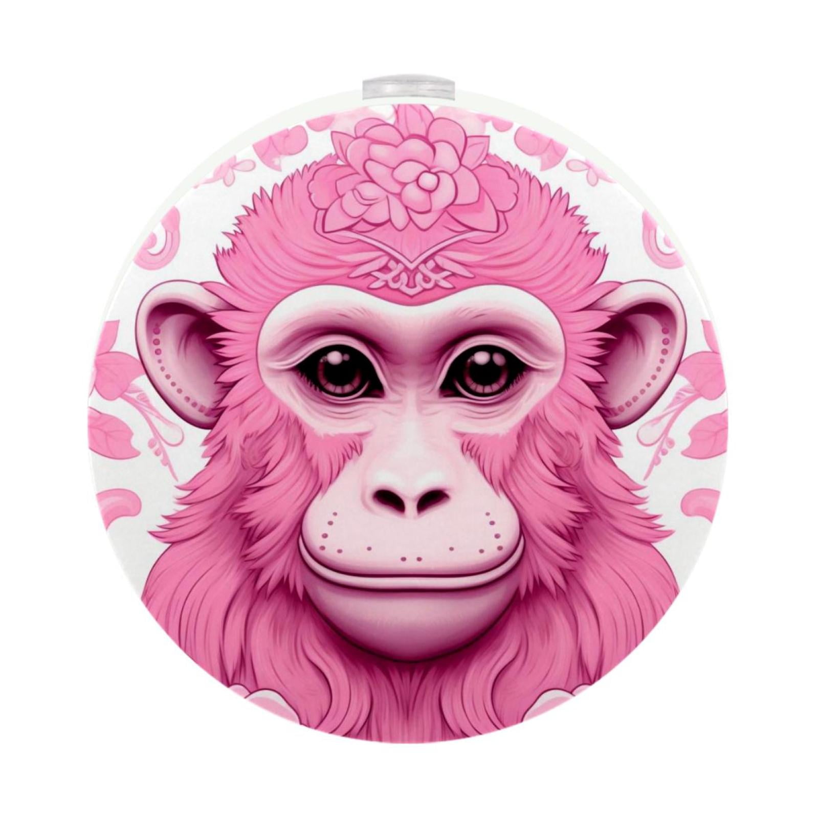 Monkey LED Round Night Light-2PCS: Bright and Energy Efficient ...