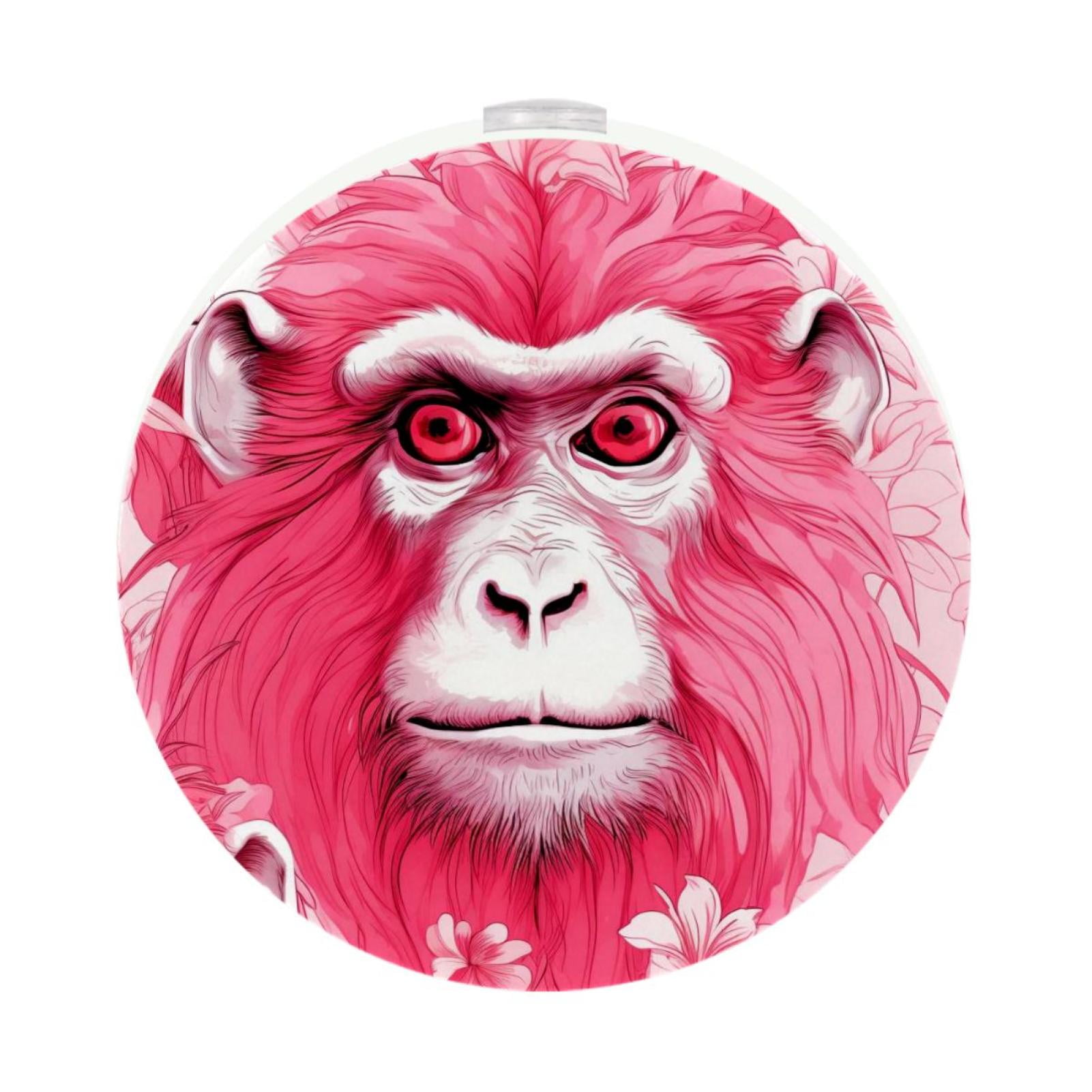 Monkey LED Round Night Light-2PCS | Energy-Efficient Plug-in ...