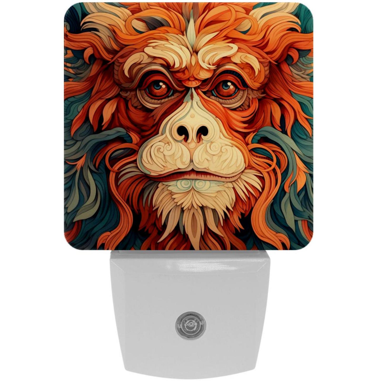 Monkey LED Square Night Light - Energy Efficient and Stylish ...