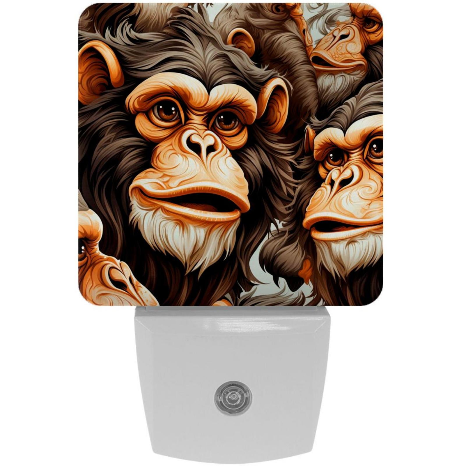Monkey LED Square Night Light - Energy Efficient and Stylish ...