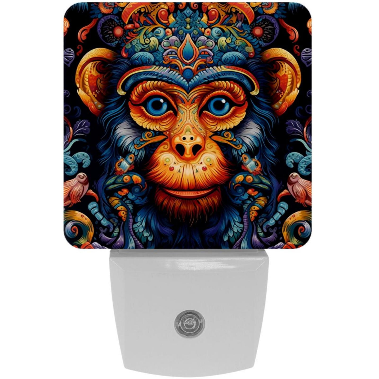Monkey LED Square Night Lights: Compact and Energy-Efficient ...