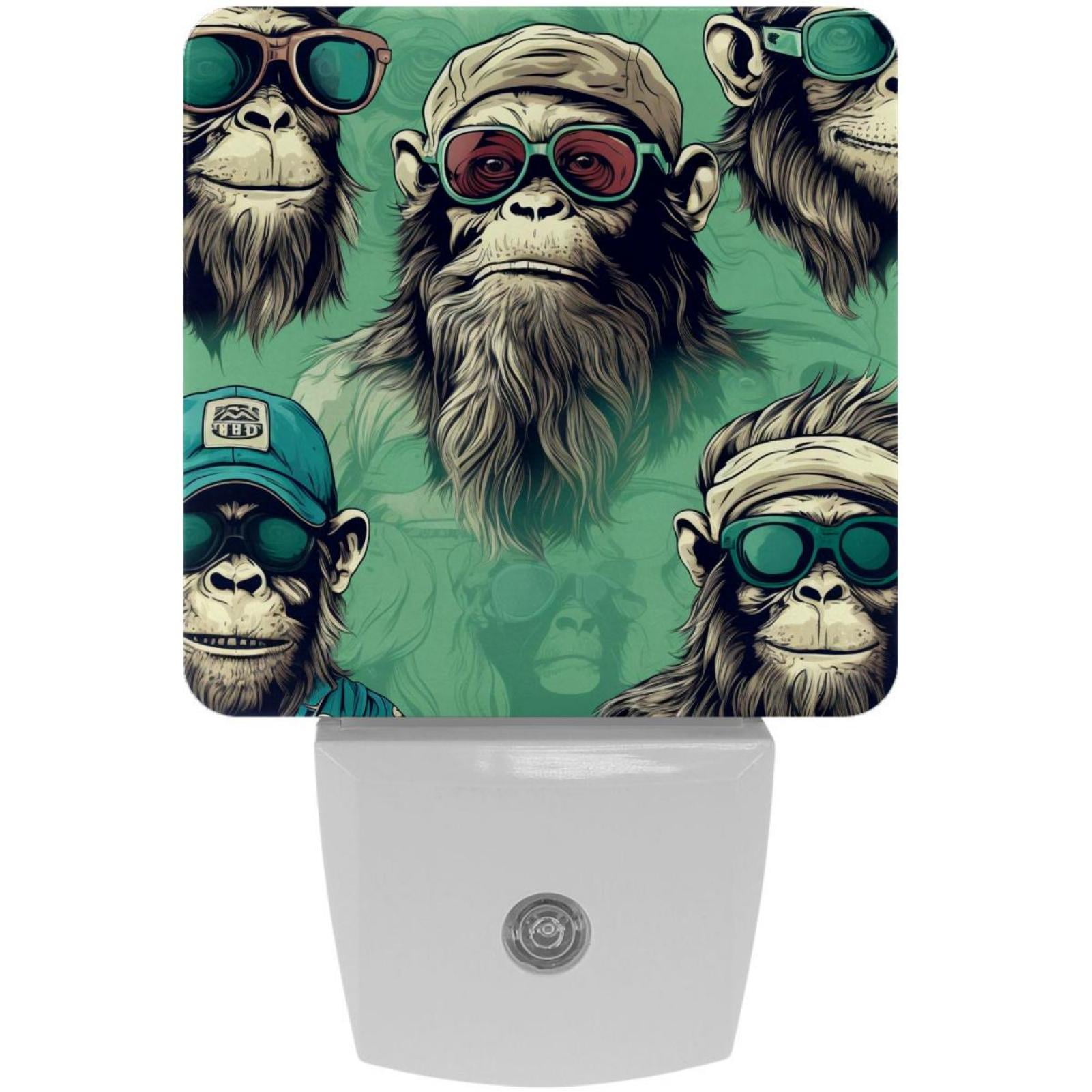 Monkey LED Square Night Lights: Compact and Energy-Efficient ...
