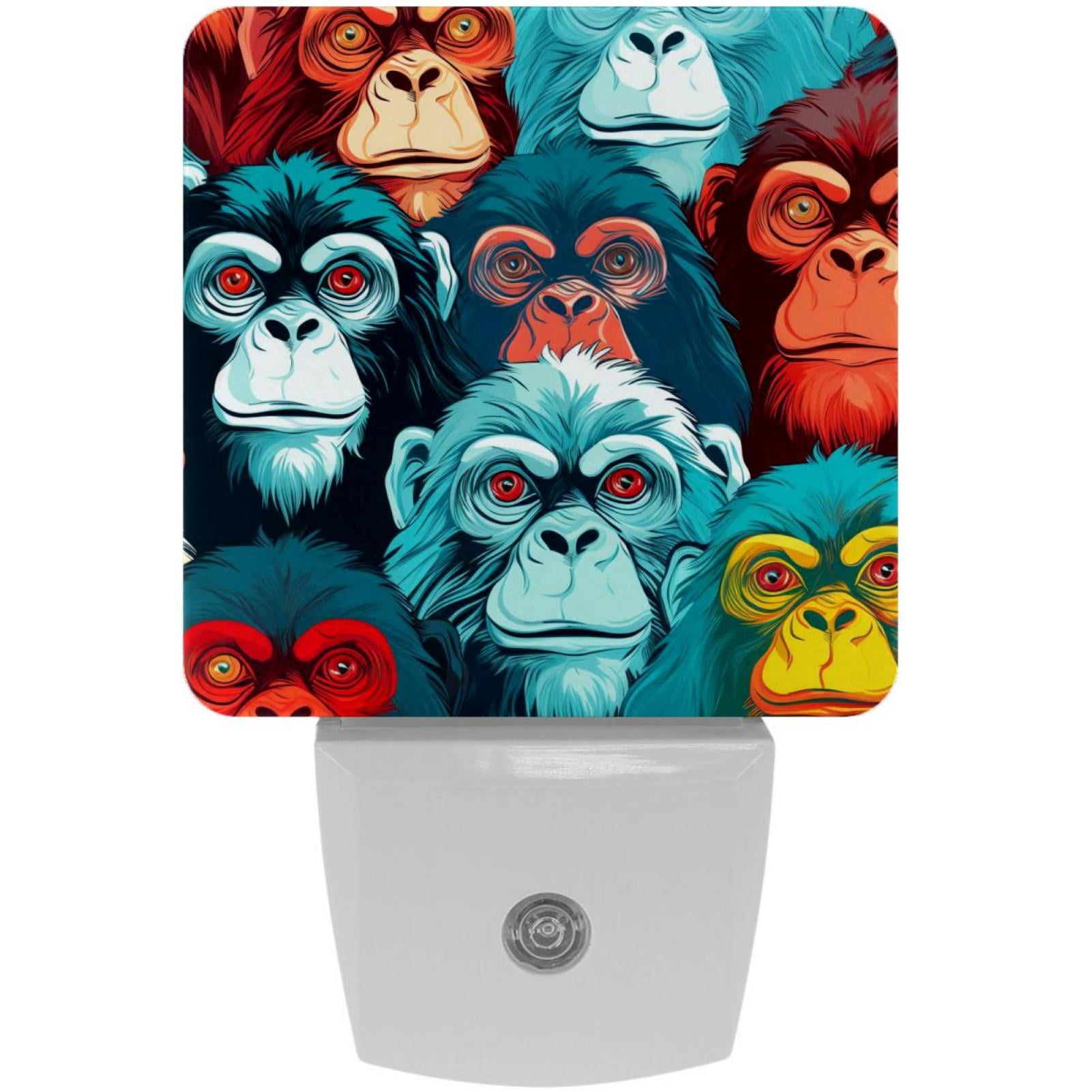 Monkey LED Square Night Lights - Compact and Multifunctional ...