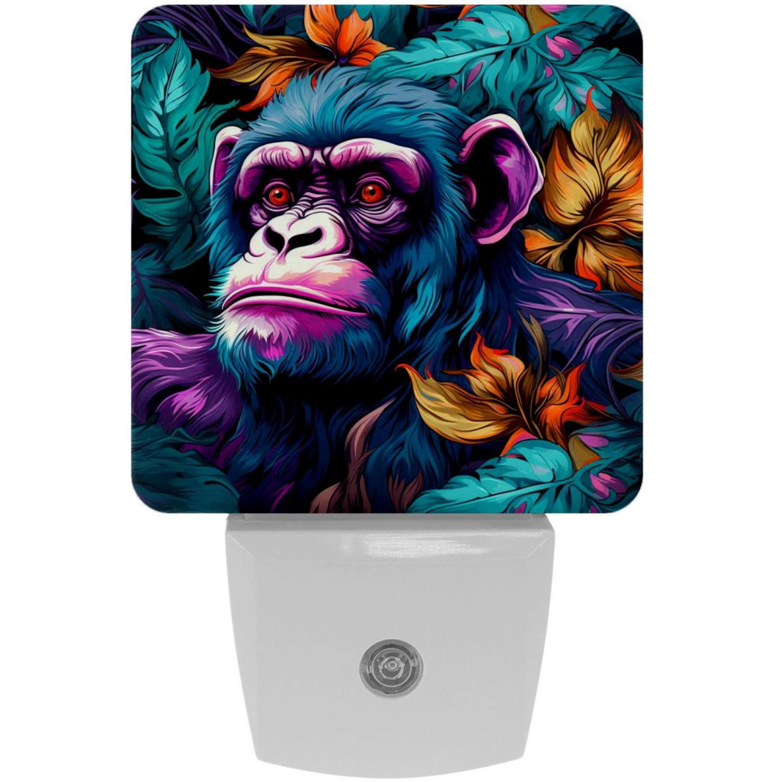 Monkey LED Square Night Lights - Compact and Multifunctional Illumination Solution for Any Space ...