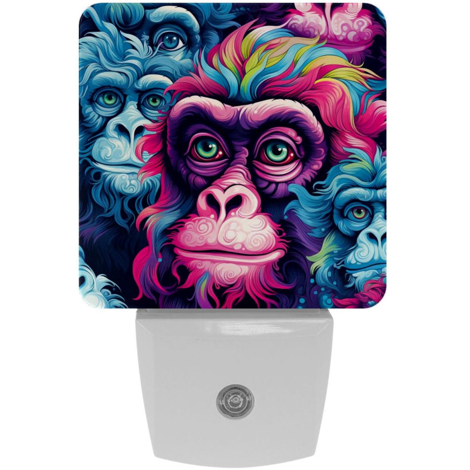 Monkey LED Square Night Lights: Energy-Efficient and Stylish ...