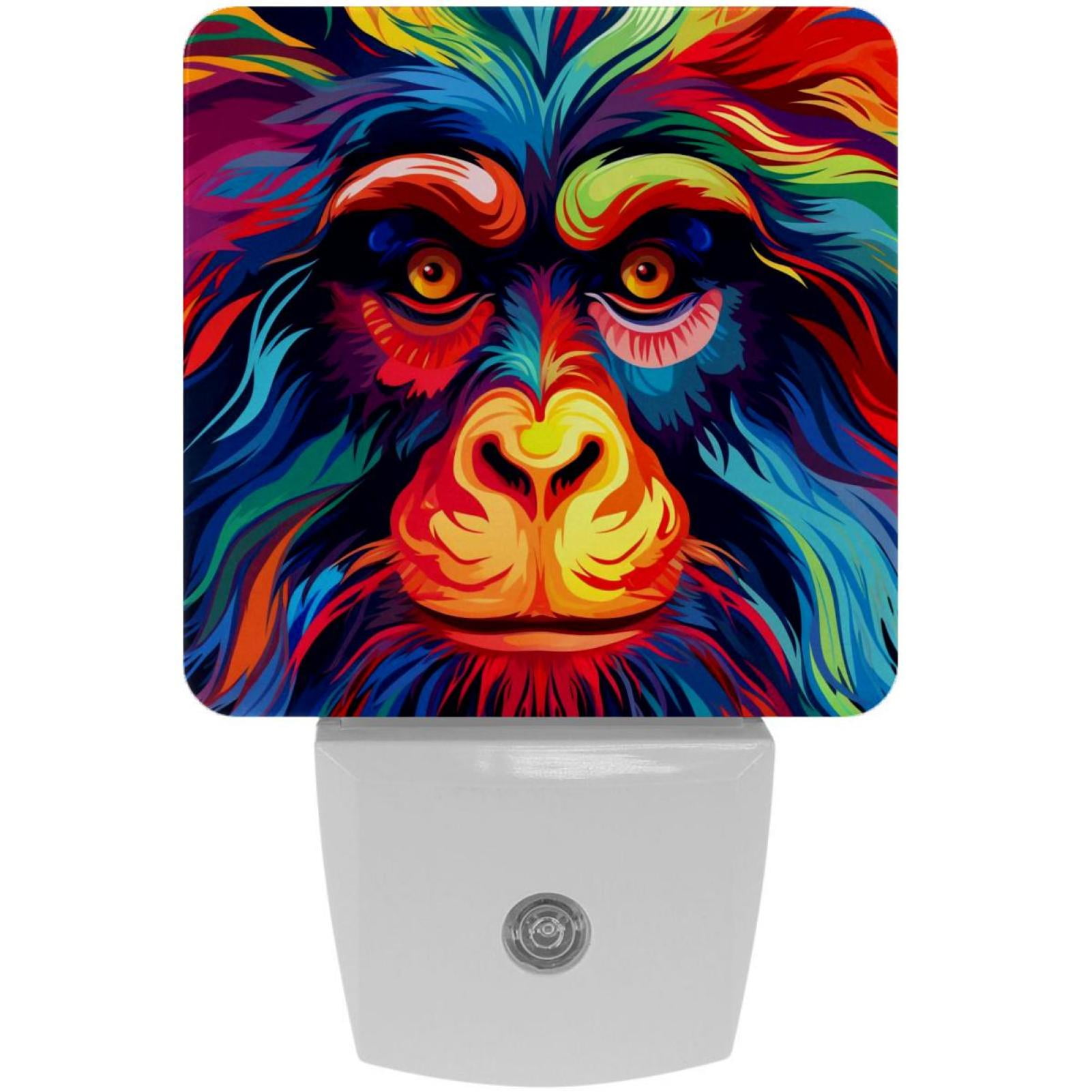 Monkey LED Square Night Lights - Stylish and Energy-Efficient ...