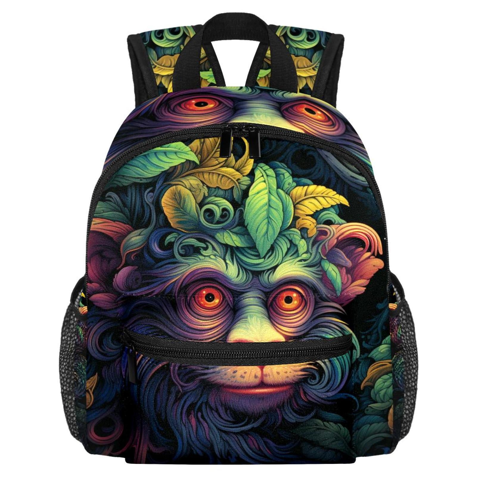 Monkey Lightweight Large Capacity Adjustable Shoulder Strap Printed ...