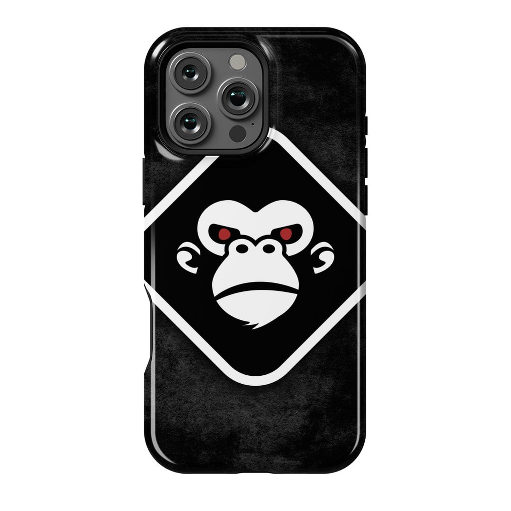 Monkey Logo Tough Case Stylish Animal for Your iPhone 11-17 Series ...