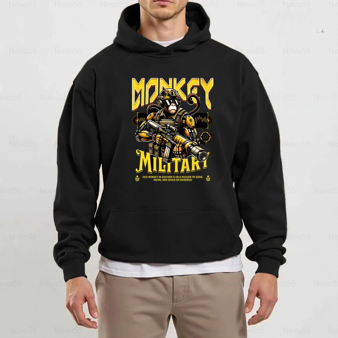 Monkey Military Banana Army Robot T-shirt, Sweatshirt, Hoodie, for men ...