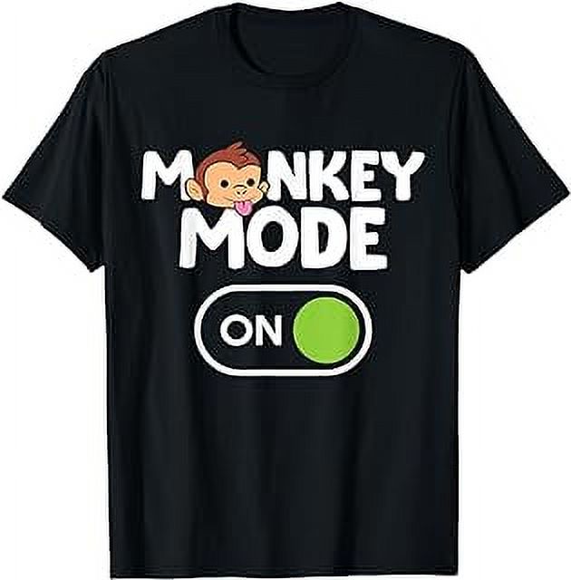 Monkey Mode On T-Shirt - Walmart.com