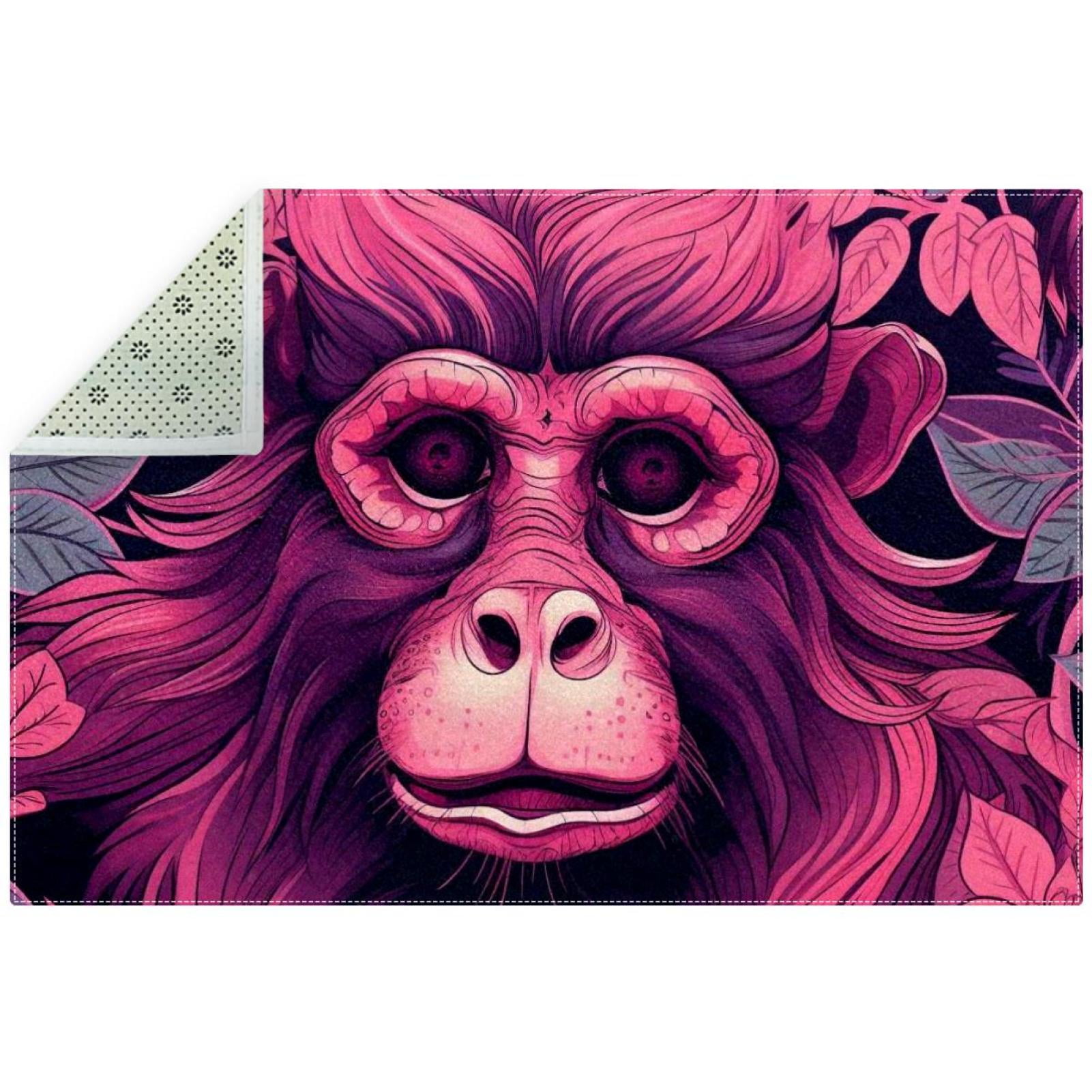 Monkey Modern Geometric Polyester Area Rug - Grey and White ...