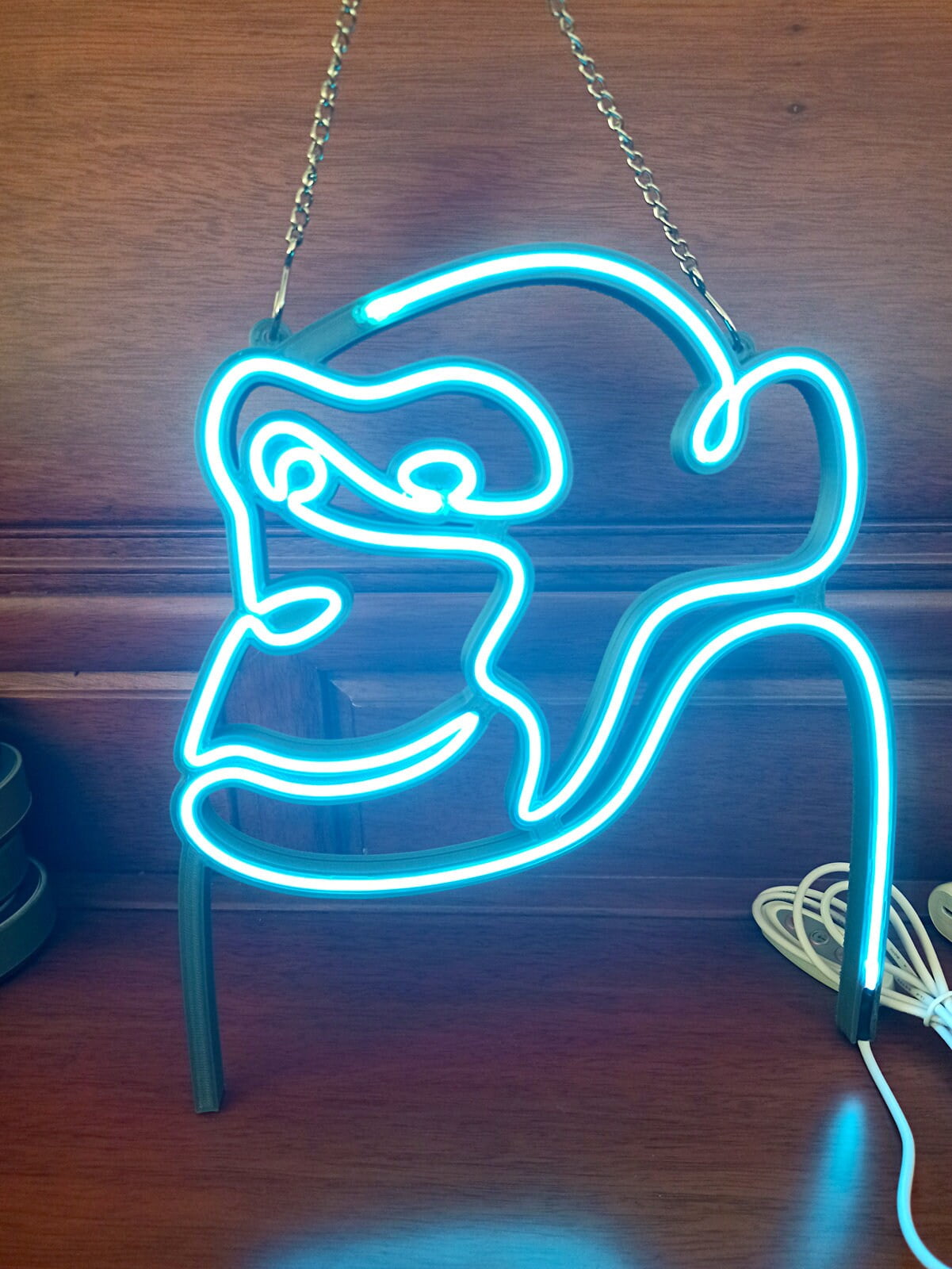 Monkey Neon Sign, Monkey Led Light, Monkey Ornaments, Wall Art, Neon ...