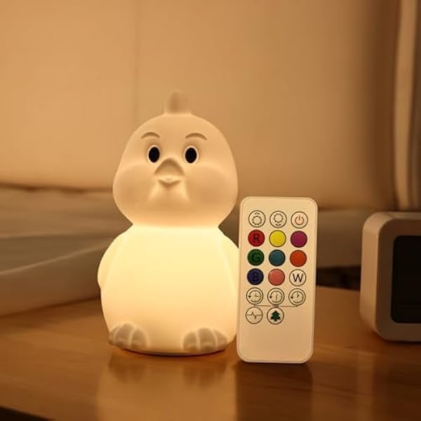 Monkey Night Light for Kids, Remote & Tap Control, Color Change, 15/30 ...
