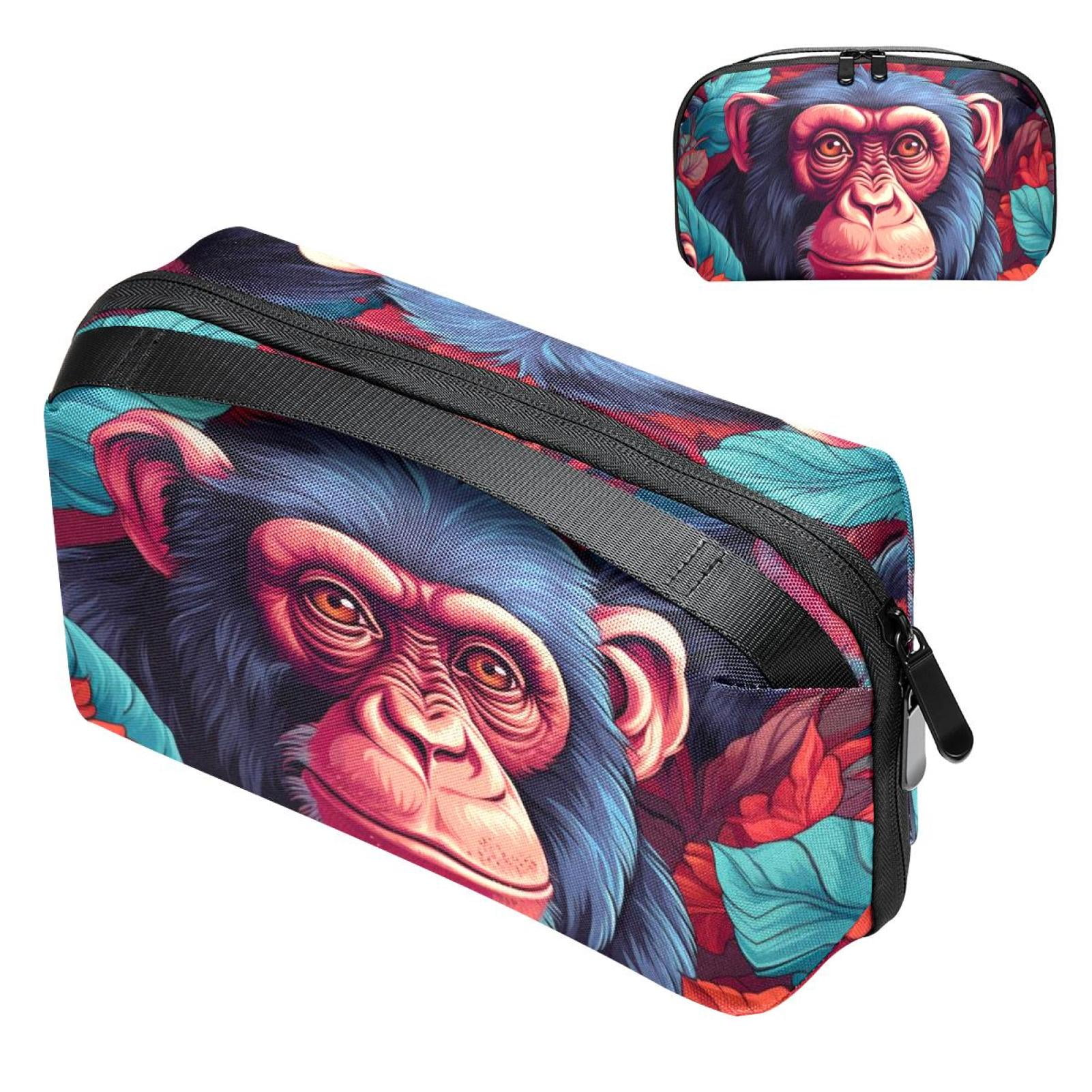 Monkey Oxford Fabric Waterproof Digital Bag Cable Organizer Travel ...