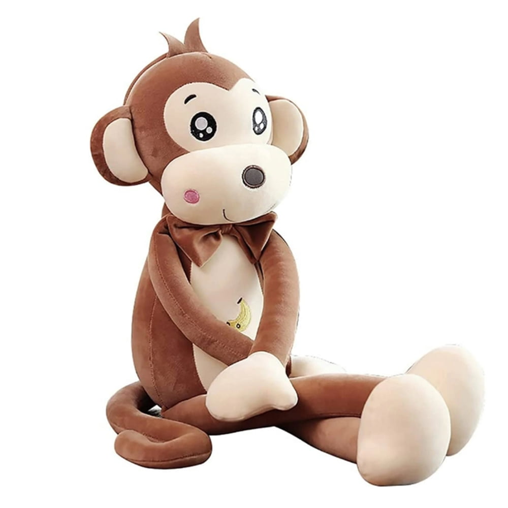 Monkey Plush Stuffed Animal Toy Cute Plushie Funny Plushies for Kids ...