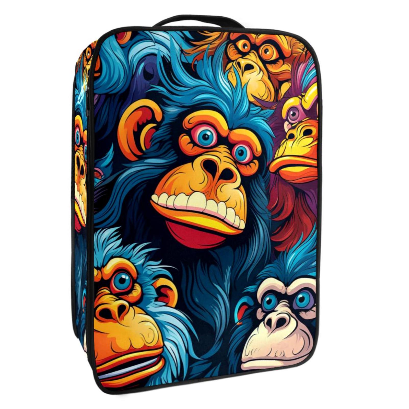 Monkey Polyester Shoe Box Organizer Rack For 9x12in Shoe Storage monkey-polyester-shoe-box-organizer-rack-for-9x12in-shoe-storage