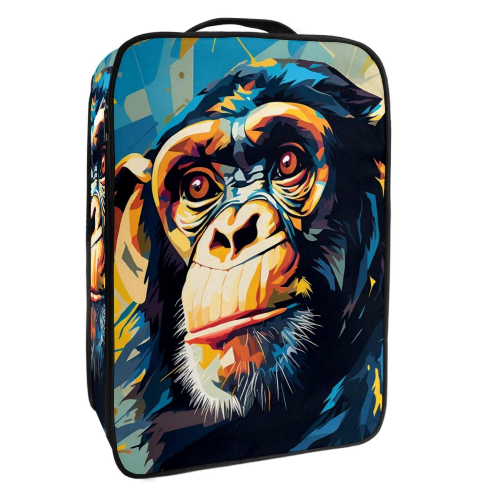 Monkey Polyester Shoe Organizer Box | 23x31cm/9x12in Storage Solution ...
