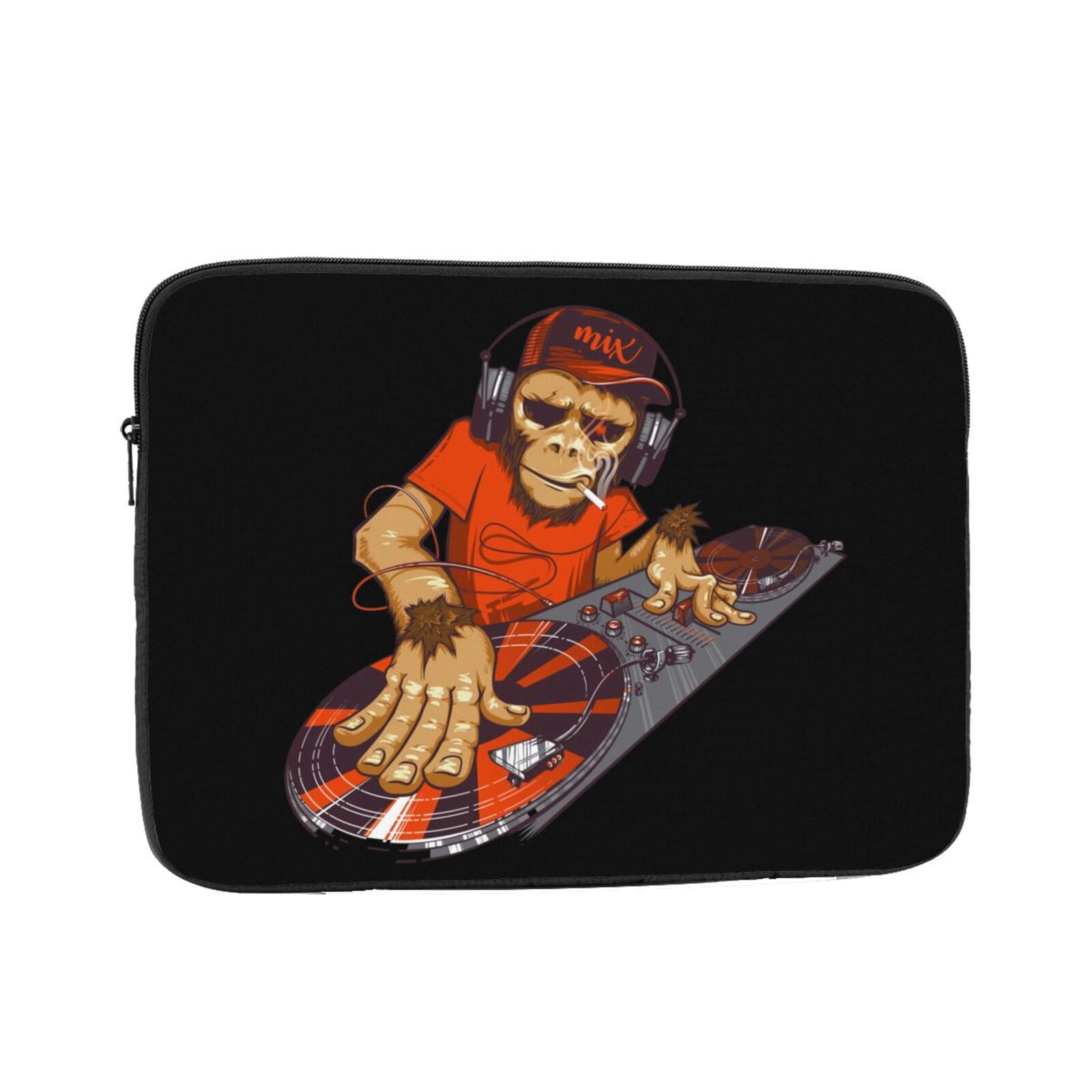 Monkey Scratching Record on Turntable 15 inch Portable Laptop Sleeve ...