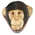 Monkey - Secret Wooden Puzzle Box - Walmart.com