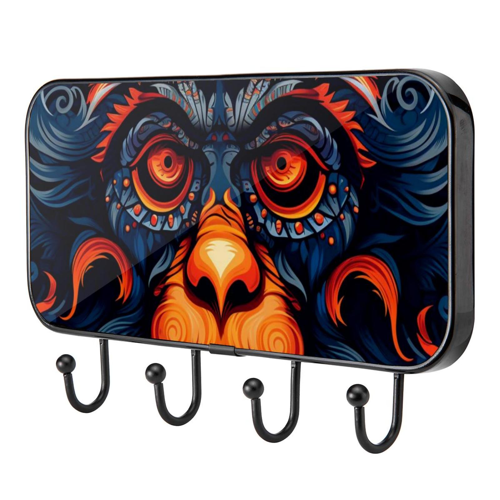 Monkey Self Adhesive Towel Coat Wood Iron Hooks for Home Keys Door ...