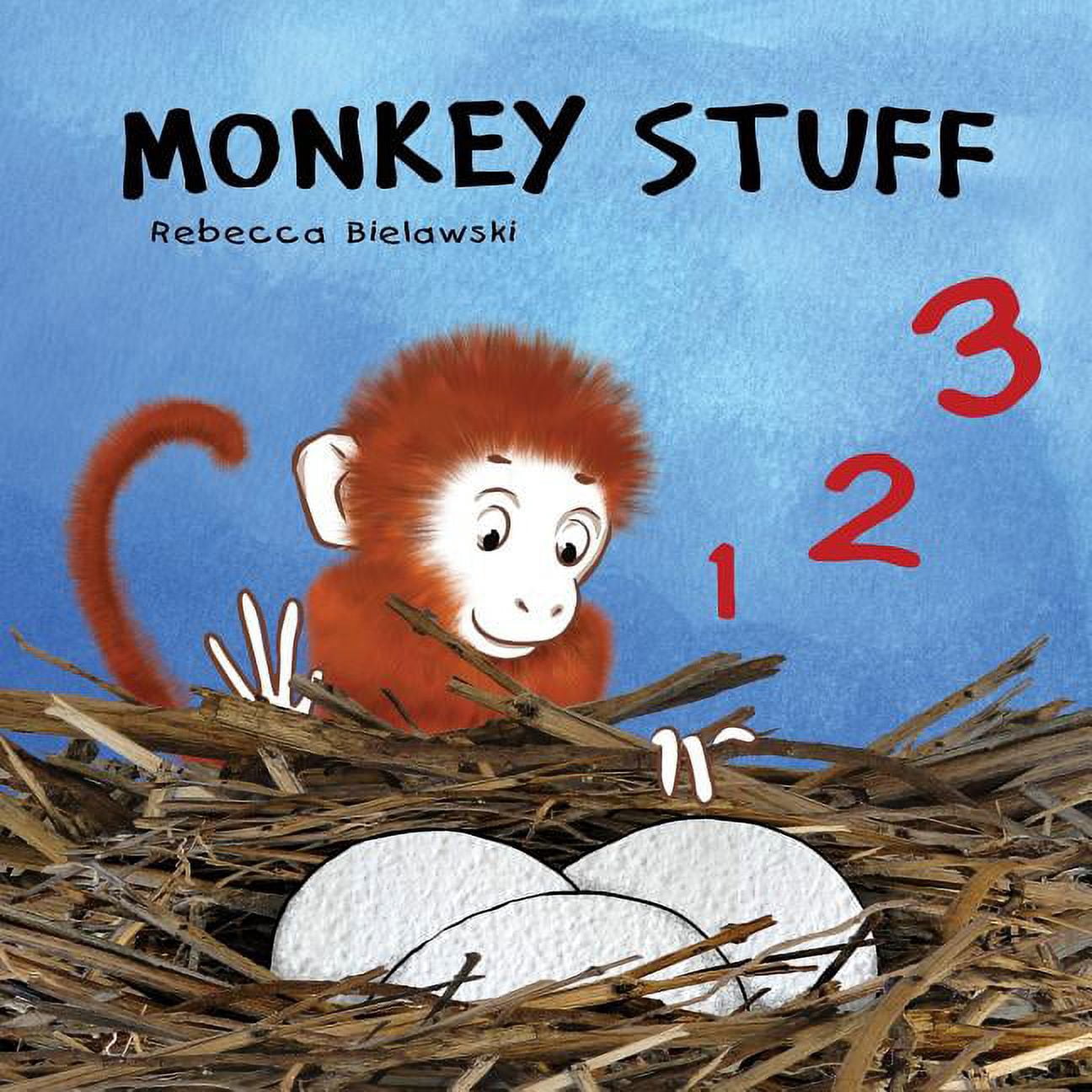 Monkey Stuff: A children's rhyming counting book (Paperback) by Rebecca ...