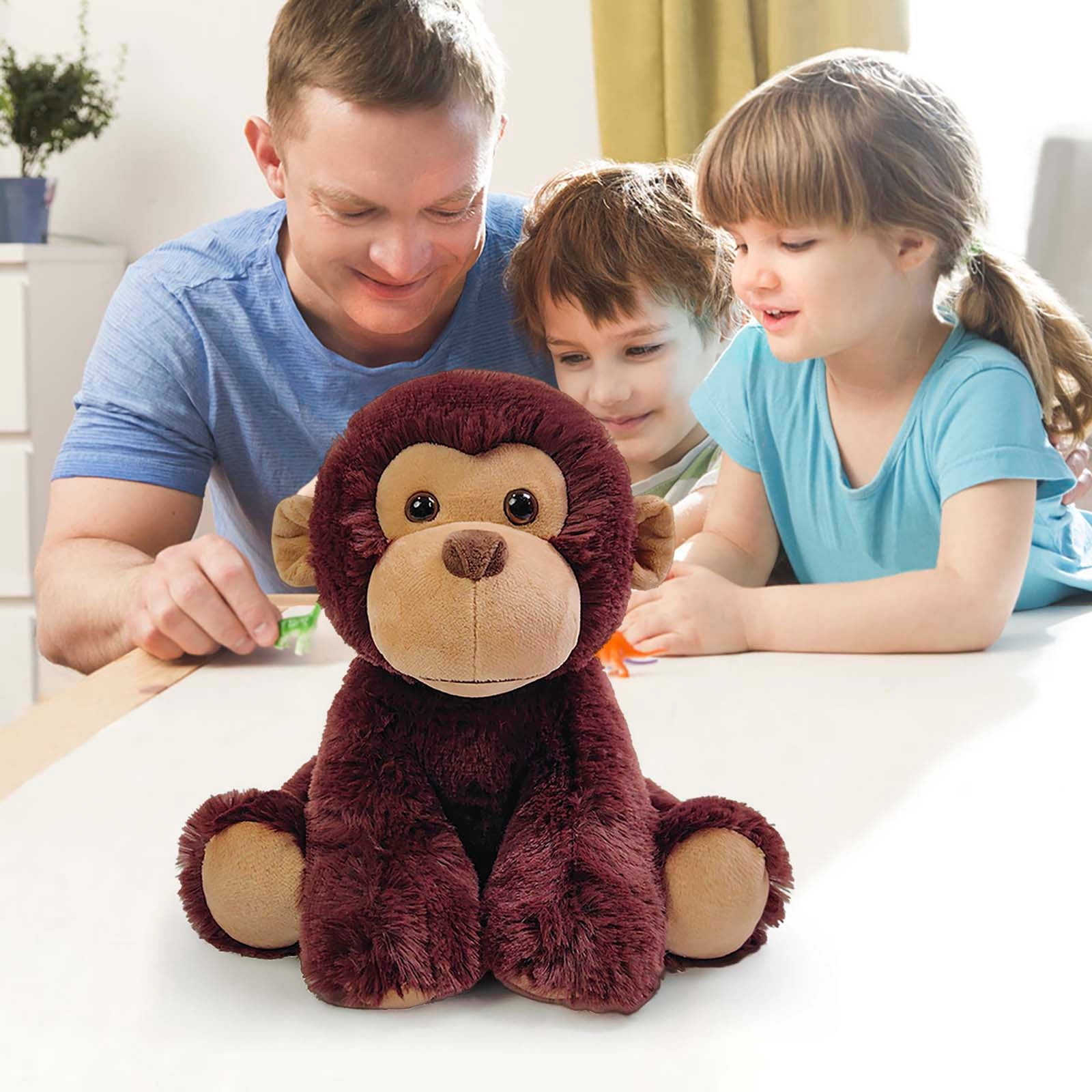 Monkey Stuffed Animal,Monkey Plush,9inch Soft And Cuddly Plush Animals ...
