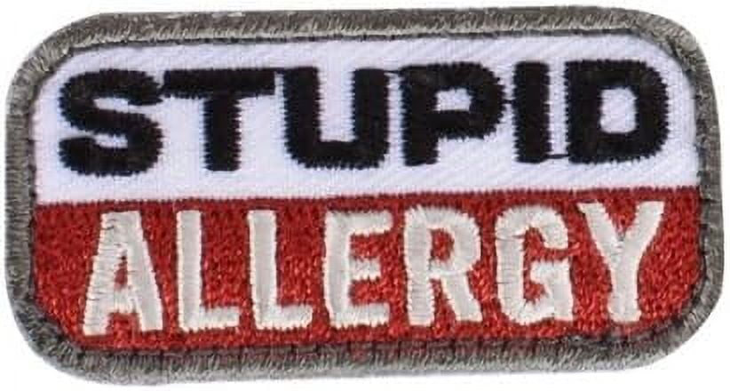 Monkey "Stupid Allergy" Patch - Medical - Walmart.com