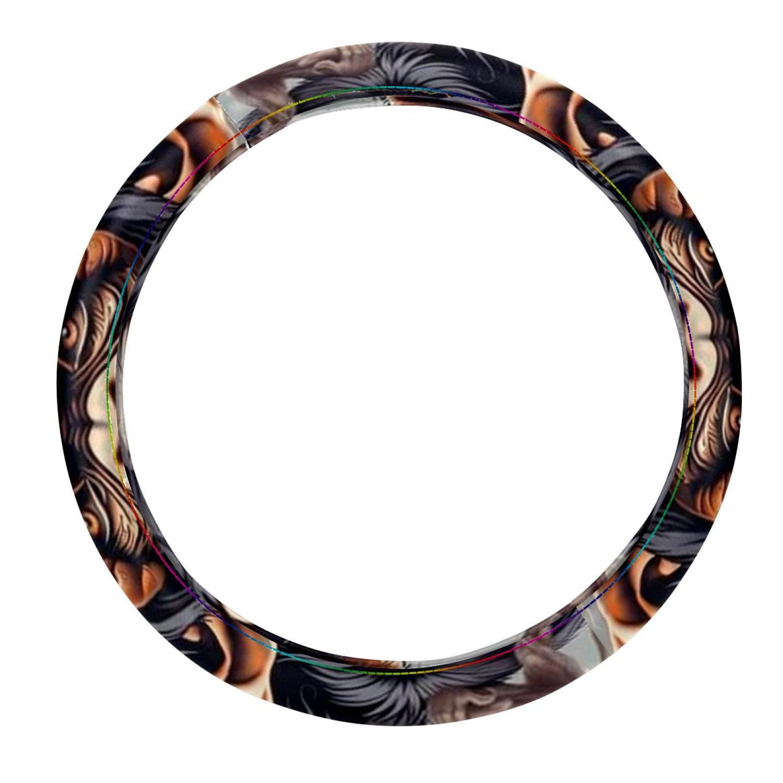 Monkey Stylish Car Steering Wheel Cover - PVC Leather Design for Decor ...