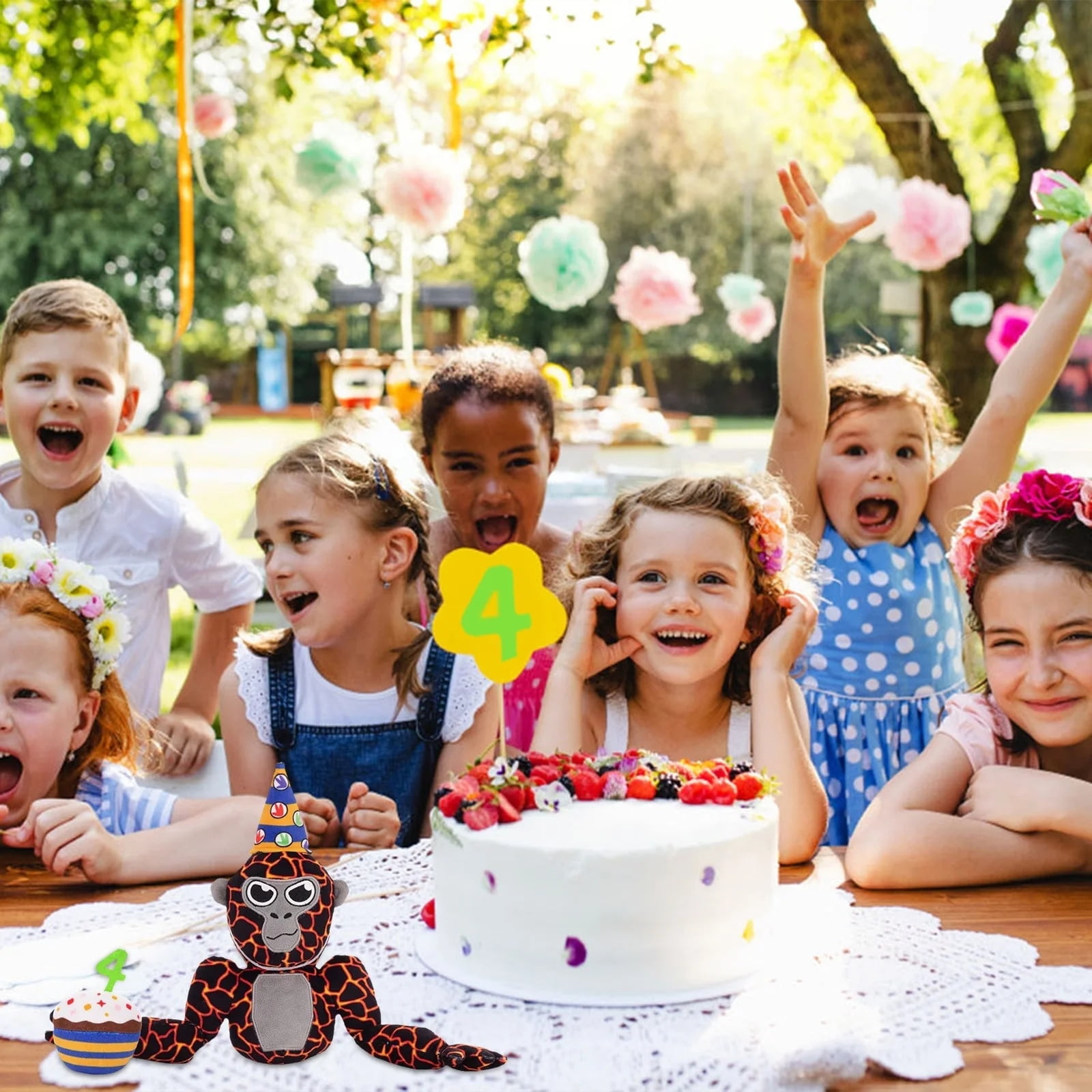 Monkey Tag Monkey Figure Toy Clearance! Gorilla birthday Decorations ...