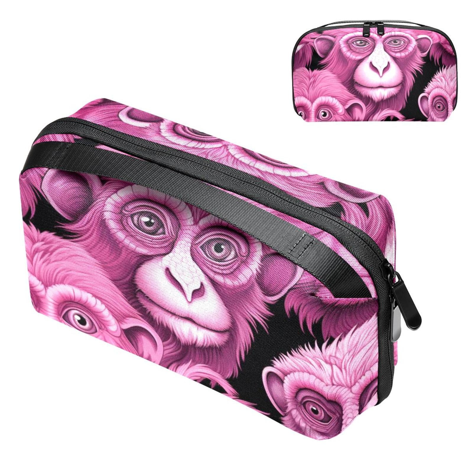 Monkey Travel Case Storage Box Charger Case Organizer Cord Storage ...
