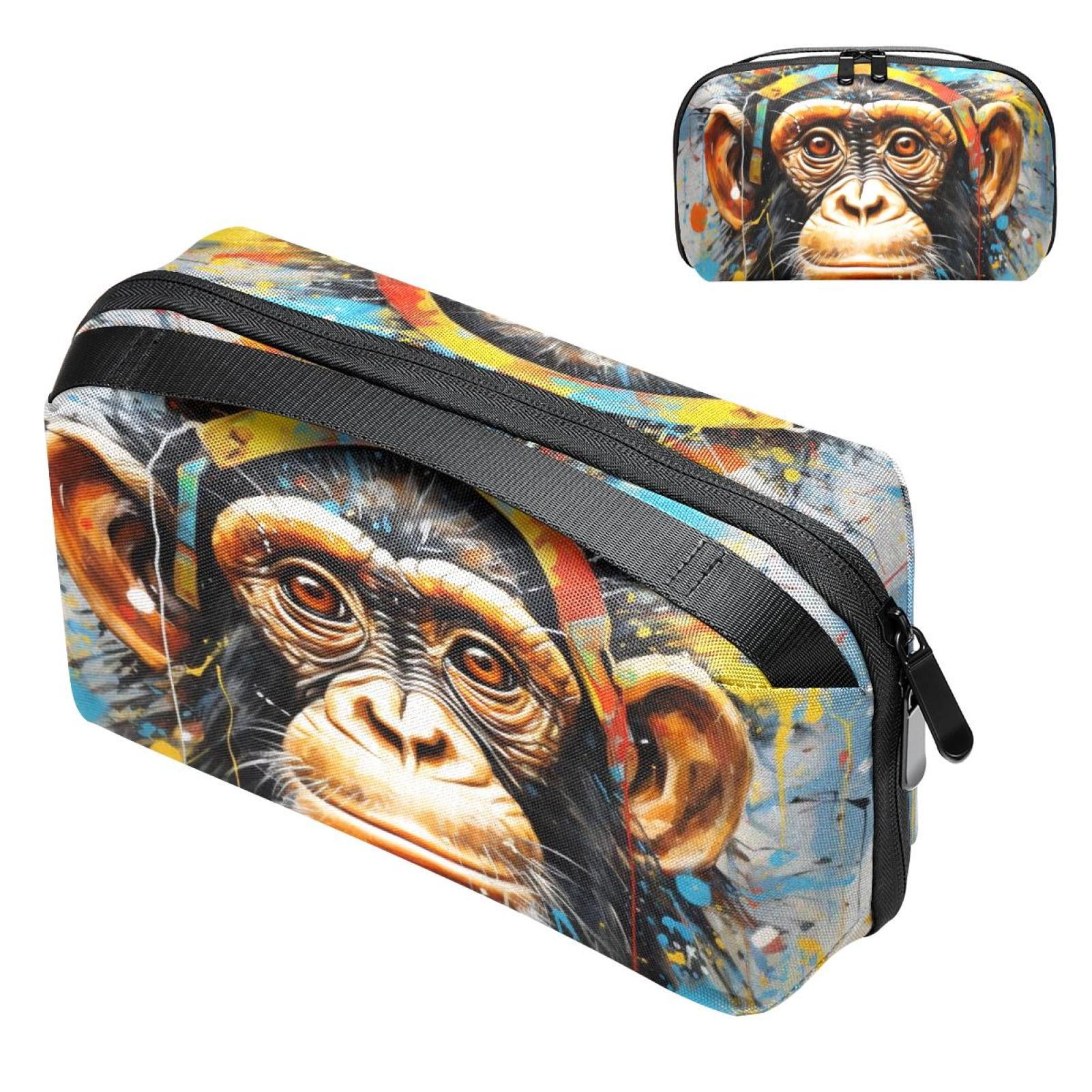 Monkey Travel Organizer Oxford Cloth Waterproof Storage Pouch Hard ...