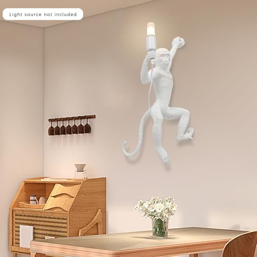 Monkey Wall Lingt, Creative Monkey Shape Plug in Wall Sconces ...