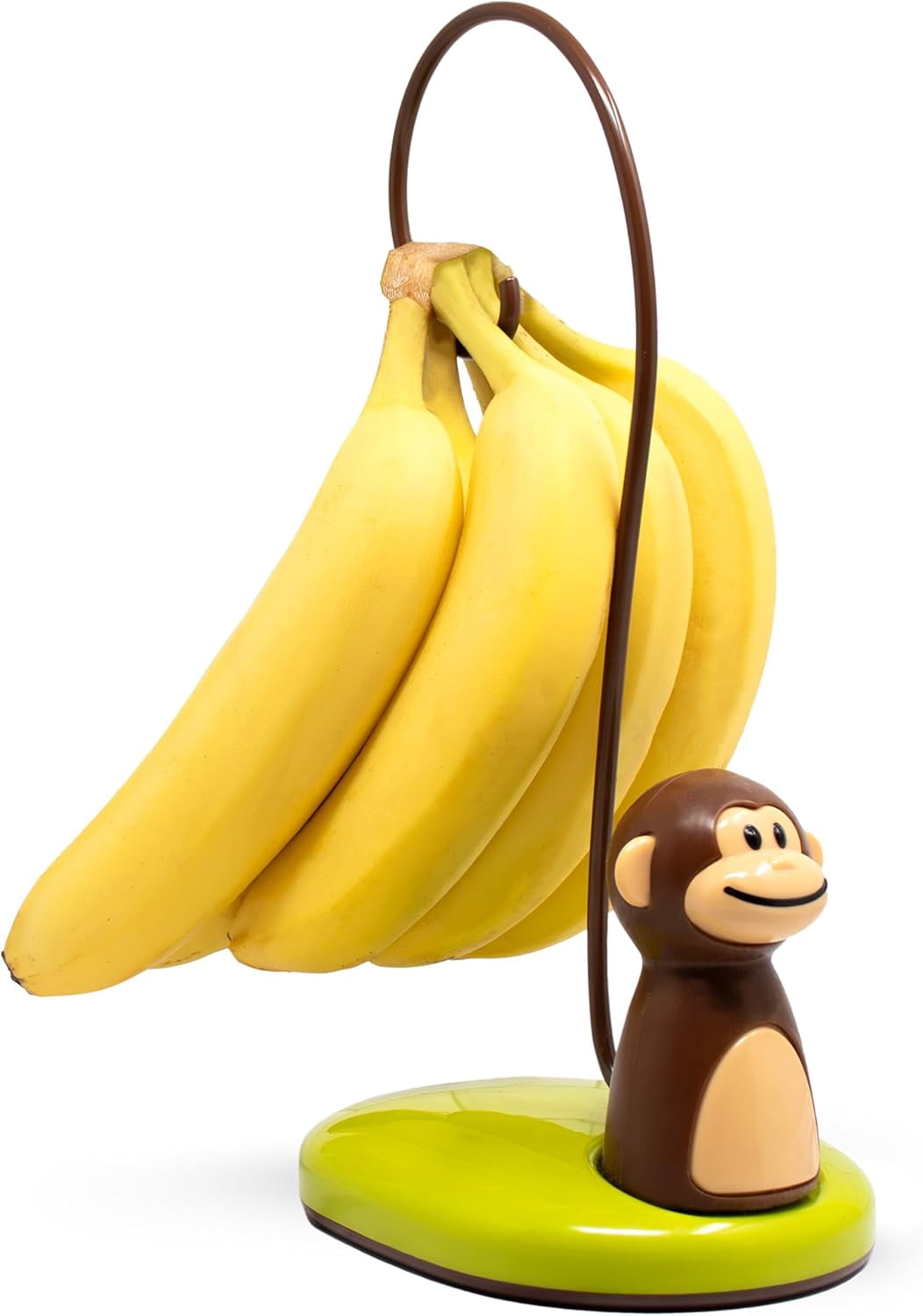 Monkey banana tree stand, countertop fruit hook, bananas evenly ripen ...