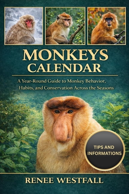 Monkeys Calendar: A Year-Round Guide to Monkey Behavior, Habits, and ...
