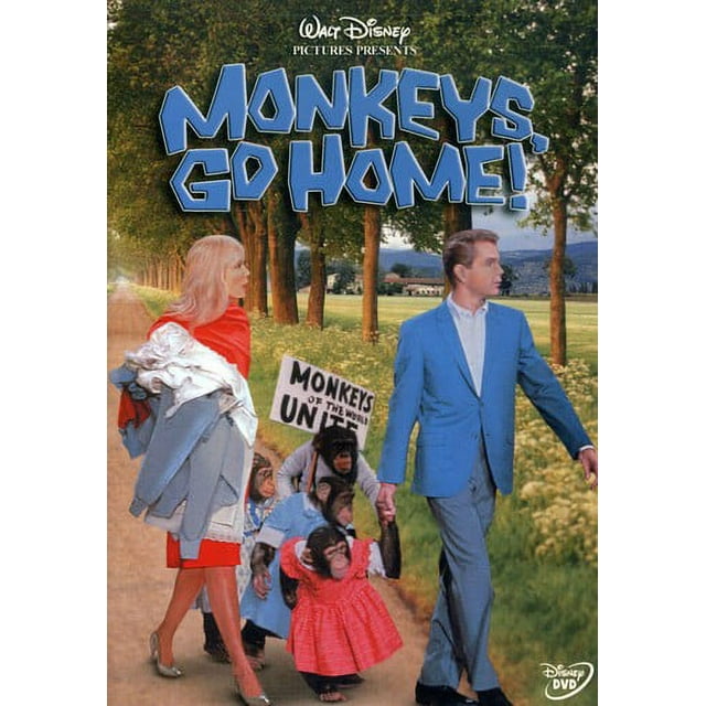 Monkeys, Go Home! (DVD), Walt Disney Video, Comedy - Walmart.com